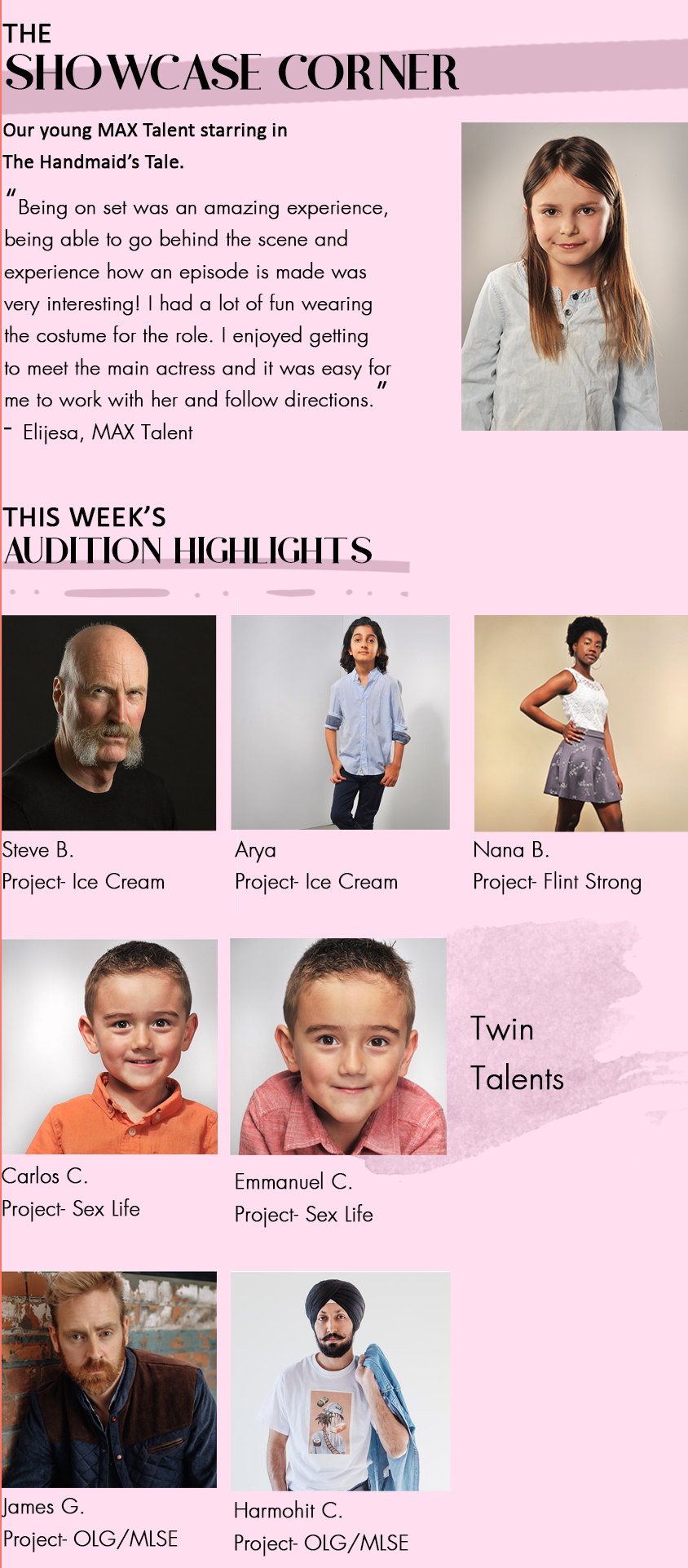 MAX AGENCY- JANUARY AUDITION HIGHLIGHTS | MAX Agency